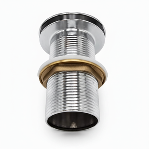 Chrome Basin Waste Un-Slotted Pop Up Click Clack Plug – PLUMBITALL