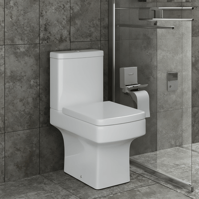 Zyon Close Coupled Toilet & Pedestal Sink – PLUMBITALL