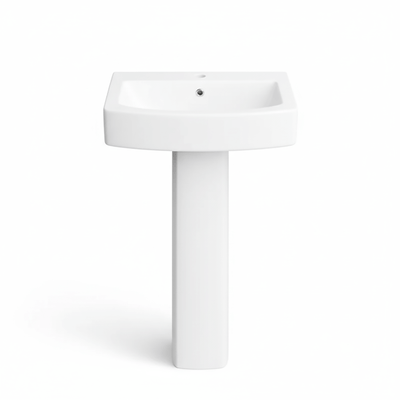 Zyon Close Coupled Toilet & Pedestal Sink – PLUMBITALL